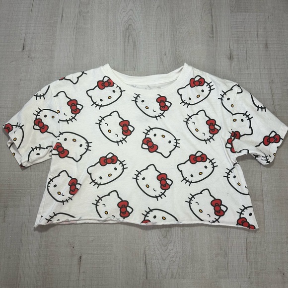 Sanrio | Tops | Hello Kitty Crop Top | Poshmark
